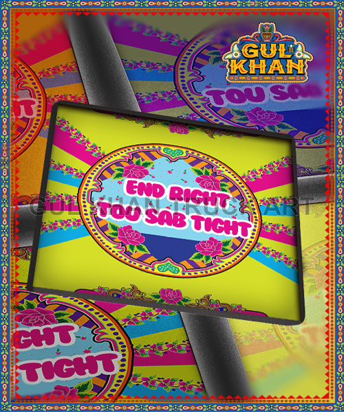Coaster Design 0025 – Gul Khan Truck Art